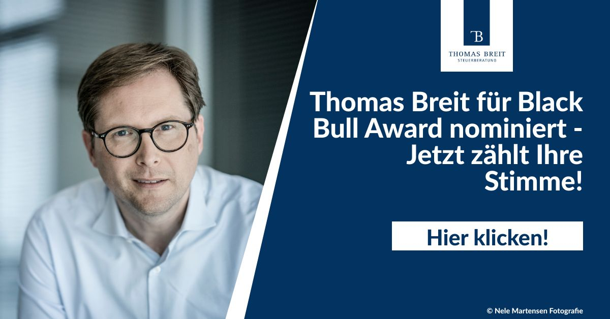 Thomas Breit für Black Bull Award nominiert - Jetzt zählt Ihre Stimme ...